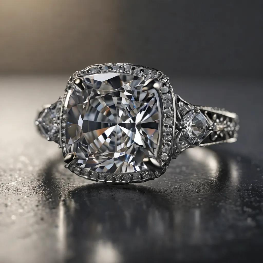 Cushion Cut Engagement Rings: Features and Trends
