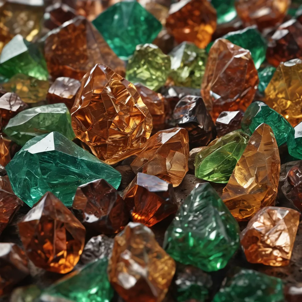 Exploring Green and Brown Crystals: Properties and Uses