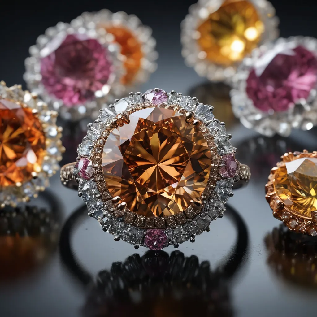 Exploring the Allure of Natural Colored Diamond Rings
