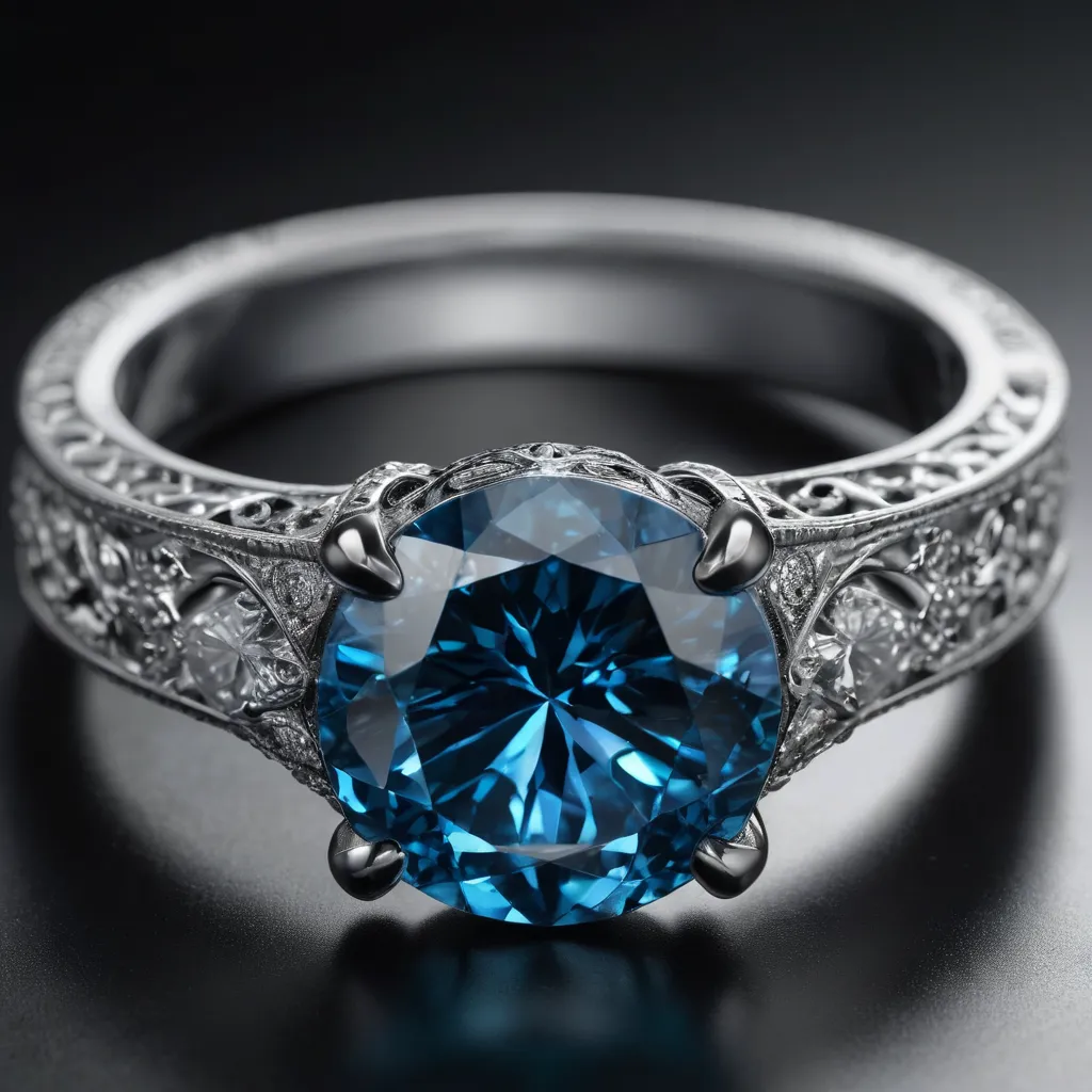 The Allure of Vivid Blue Diamond Rings Explained