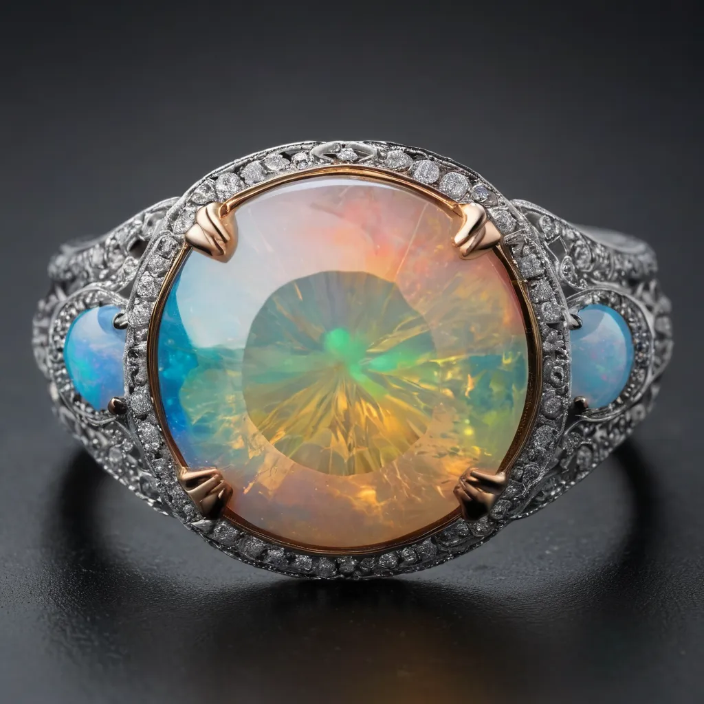 Lab Created Opal Engagement Rings: A Complete Guide