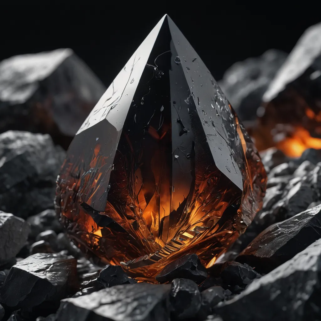 The Intricacies of Real Obsidian Crystal